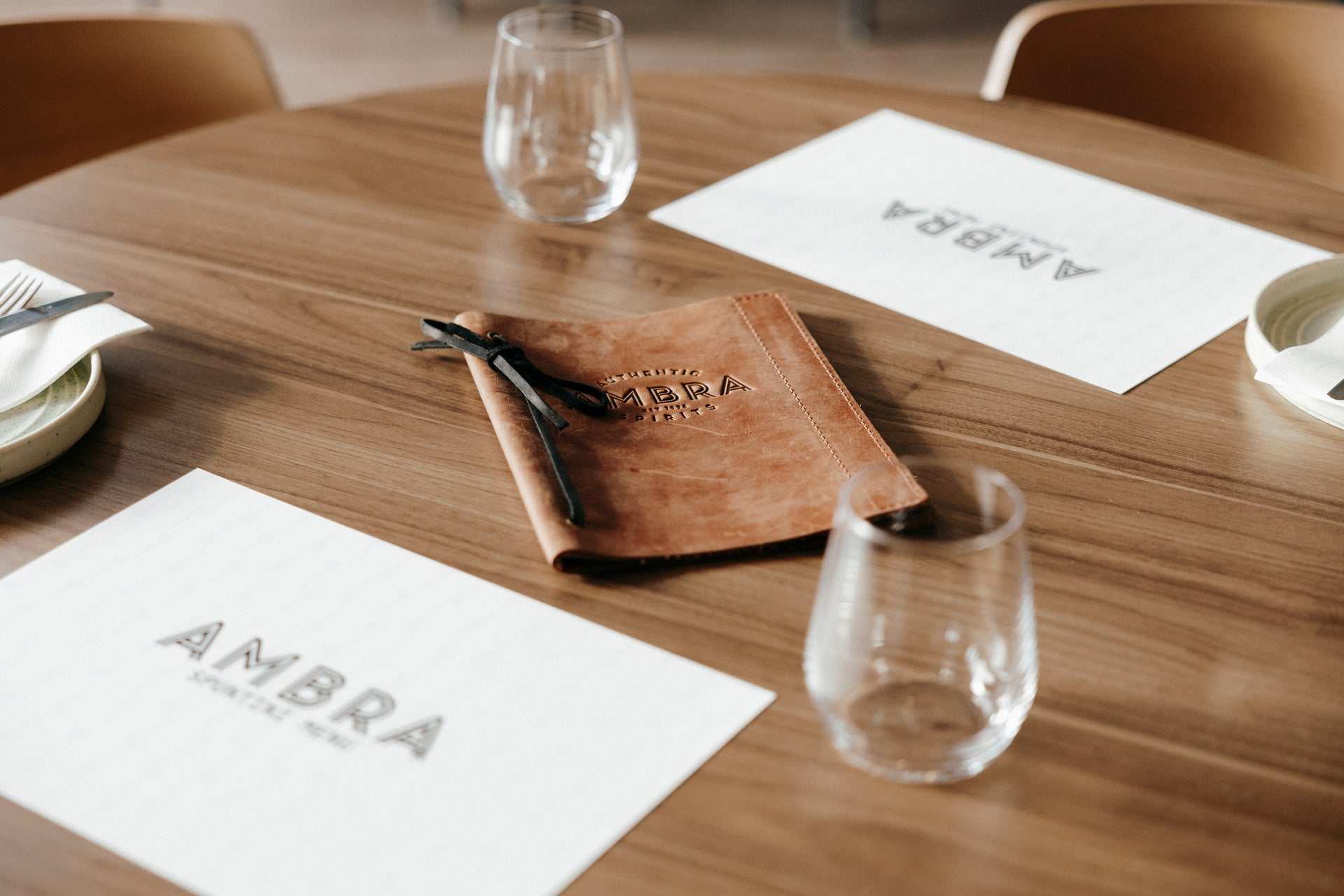 Our Menu – Ambra Spirits Distillery